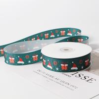 China Christmas Print 2023 featuring Gold RIBBONS and Snow Trees for Festive Celebration for sale