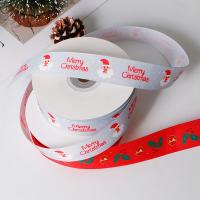 China Christmas Print 2023 featuring Gold RIBBONS and Snow Trees for Festive Celebration for sale