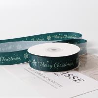 China Christmas Print 2023 featuring Gold RIBBONS and Snow Trees for Festive Celebration for sale