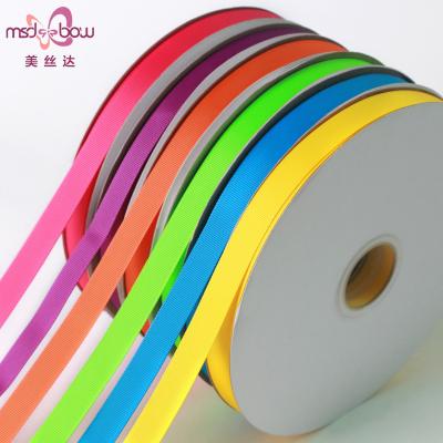 China MSD 196-Color 9mm Grosgrain Ribbon for Holiday Celebrations and Gift Packaging for sale