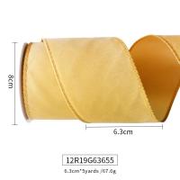 China Polyester Red White Golden Ribbon for Customized Gifts and Elegant Party Decorations for sale