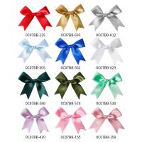 China Polyester Satin Ribbon Bow Box Perfect for Party Decorations Handmade Bows Accessory for sale