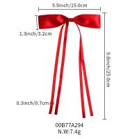 China Beautiful Girls Hair Bows Handmade Yellow Satin Ribbon with Gold Bows Ribbon bow Style for sale