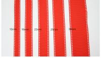 China Printed Wired Double Face Saddle Stitched Grosgrain Ribbon for Gifts in 49 Colors for sale
