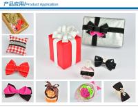 China Printed Wired Double Face Saddle Stitched Grosgrain Ribbon for Gifts in 49 Colors for sale
