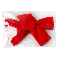 China Customized Red Velvet Light Ribbon Bows for Birthday and Party Decorations for sale
