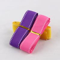 China Double Face 1 Inch Grosgrain Ribbon 100% Polyester Perfect for Handmade Crafts for sale