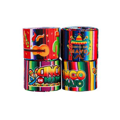 China Customized Grosgrain Ribbon in Elegant Mexican Styles for Halloween 2023 Guaranteed for sale