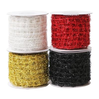 China Valentine's Day Decor Made Easy with Sustainable Wired Edge Burlap Ribbon and Hearts for sale