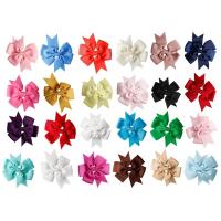 China MSD Handmade Grosgrain Hair Clip Perfect Addition to Wedding Decoration with Ribbon Bow for sale