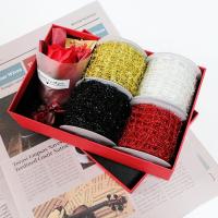 China Valentine's Day Decor Made Easy with Sustainable Wired Edge Burlap Ribbon and Hearts for sale