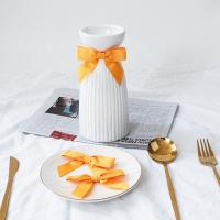 China MSD Grosgrain and Satin Ribbon Bottle Bow Decoration Customize Size Ribbon Bow with Loop for sale