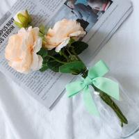 China MSD Grosgrain and Satin Ribbon Bottle Bow Decoration Customize Size Ribbon Bow with Loop for sale