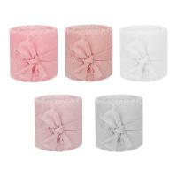China Organza Fabric Type Handmade Frayed Edged Chiffon Silk Ribbon for Wedding Invitations for sale