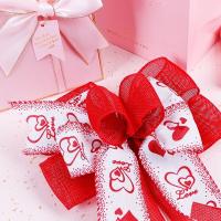 China 2024 Big Burlap Ribbon Bows with Wire Edge The Perfect Addition to Your Christmas Tree for sale