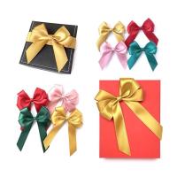 China Holiday Occasion Gift Decoration Pre-Made Bows with Elastic and Polyester Material for sale