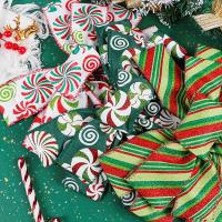 China 2024 Christmas Decoration Bow Customizable Big Burlap Ribbon Bows with Wire Edge for sale