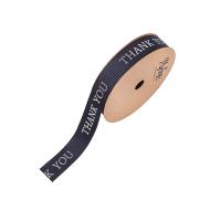 China MSD 2023 black grosgrain ribbon Hair bow made from Recyled fabric and printed letters for sale