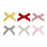 China Customizable Polyester/Jute Small Ribbon Bow for Handmade Gift Wrapping and Decoration for sale