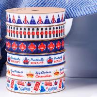 China Exquisite Printing MSD 2023 British Element Pattern Printed Ribbon Ascension in May for sale