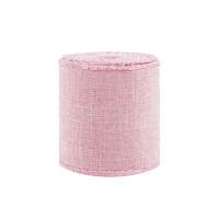 China 6.3cm Easter Burlap Ribbon Decorate for Easter MSD 2024 Printed With Wire Edge Printing for sale
