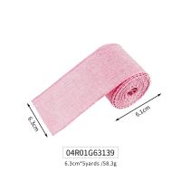 China 6.3cm Easter Burlap Ribbon Decorate for Easter MSD 2024 Printed With Wire Edge Printing for sale