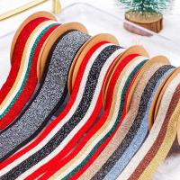 China 2.6cm Width MSD 2023 Supply Striped Knit Jacquard Ribbon Featured Clothing Accessories for sale