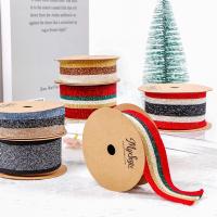 China 2.6cm Width MSD 2023 Supply Striped Knit Jacquard Ribbon Featured Clothing Accessories for sale
