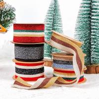 China 2.6cm Width MSD 2023 Supply Striped Knit Jacquard Ribbon Featured Clothing Accessories for sale