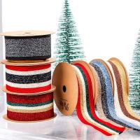 China 2.6cm Width MSD 2023 Supply Striped Knit Jacquard Ribbon Featured Clothing Accessories for sale