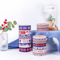 China Exquisite Printed Ribbon MSD 2023 British City Element Pattern British Ascension in May for sale