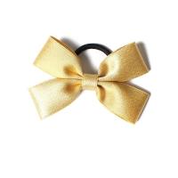 China Packaging Occasion Customized Pre-tied Satin Ribbon Bow With Elastic Loop Wine Bottle Bow Tie for sale