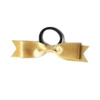 China Packaging Occasion Customized Pre-tied Satin Ribbon Bow With Elastic Loop Wine Bottle Bow Tie for sale