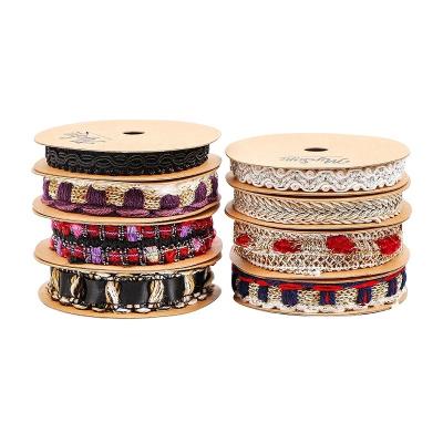 China MSD Supply 2023 Combination Garment Accessories 1.2cm Width Clothes Celebration Ribbon for sale