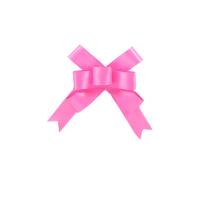 China Dark Black Satin Ribbon Bow Box for Wedding Decoration Perfume Gift Wrapping Pull Bow for sale