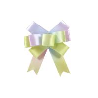 China Dark Black Satin Ribbon Bow Box for Wedding Decoration Perfume Gift Wrapping Pull Bow for sale