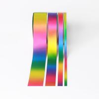 China Dark Rainbow Double Face Satin Ribbon Our Strongest Washable Ribbon for Distribution for sale