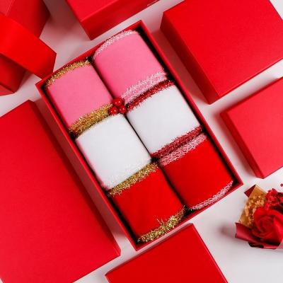 China Hair Bow Craft Must-Have 63mm Custom Red Velvet Wire Edge Christmas Ribbon Decoration for sale