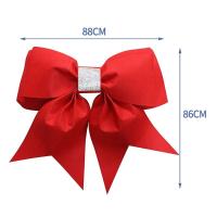 China Eye-Catching Red Car Bow for Birthday Event Decoration Occasion for sale