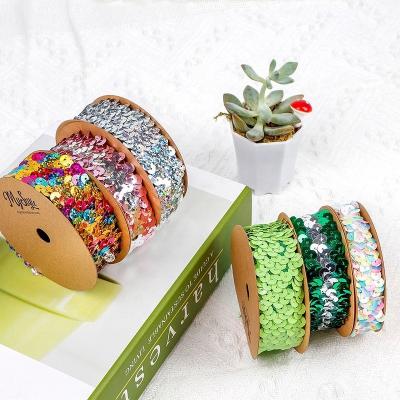 China MSD 2.5cm Stretch Sequin Ribbon The Perfect Choice for Bling Bling Party Decoration for sale
