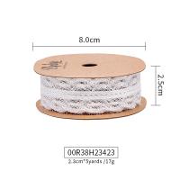 China 3.8cm Lacework Chiffon Ribbon Clothing Accessories for Wedding Gift Wrapping from MSD for sale