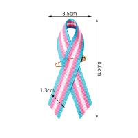 China Customized MSD Ribbons Awareness Ribbon Pin 3.5cm*8cm or Customized Bow Size Free Sample for sale