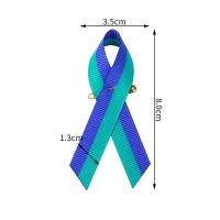 China Customized MSD Ribbons Awareness Ribbon Pin 3.5cm*8cm or Customized Bow Size Free Sample for sale