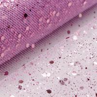 China Customizable Tulle Mesh Fabric Roll Ribbon Solid Color for DIY Party Decoration Projects for sale