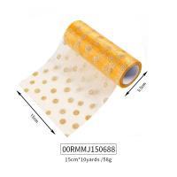China Customizable Tulle Mesh Fabric Roll Ribbon Solid Color for DIY Party Decoration Projects for sale
