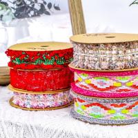 China MSD 2.2cm Jacquard Ribbon Clothing Accessories for Clothes Celebration 100% Polyester for sale