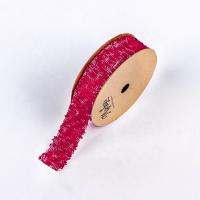 China MSD 2.2cm Jacquard Ribbon Clothing Accessories for Clothes Celebration 100% Polyester for sale