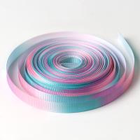 China Multi Color Packaging Designer Grosgrain Cinta Ribbons with Rainbow Pattern at Prices for sale