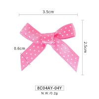 China 24 Colors Satin Ribbon Bow for Clothing Decoration and Accessory Finishing Touch-Ups for sale