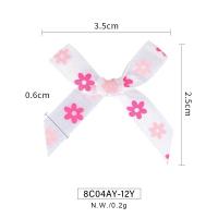 China 24 Colors Satin Ribbon Bow for Clothing Decoration and Accessory Finishing Touch-Ups for sale